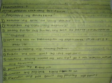 PERFORMANCE TASK I Panuto Sumulat Ng Isang Tekstong Prosidyural