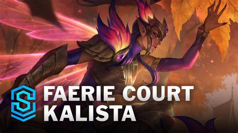 Faerie Court Kalista Skin Spotlight League Of Legends YouTube