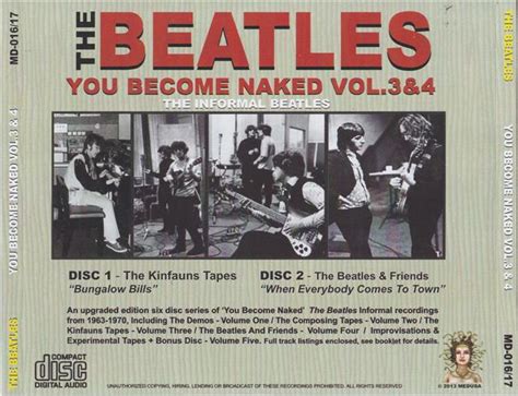 Beatles You Become Naked Vol Cd Set