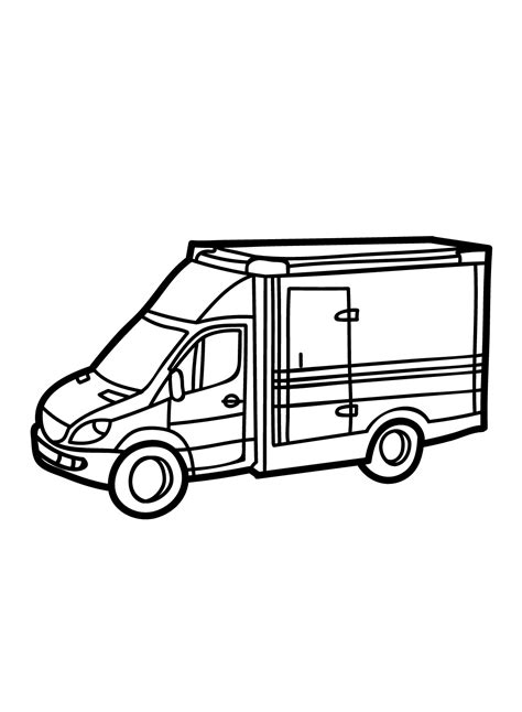 Páginas para colorear de ambulancias Agregue un toque de creatividad