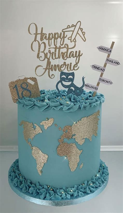 Th Birthday Cake Ideas For A Memorable Celebration Blue Gold
