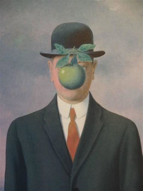 René Magritte Le Fils de lHomme Lithograph Plate signed at 1stDibs