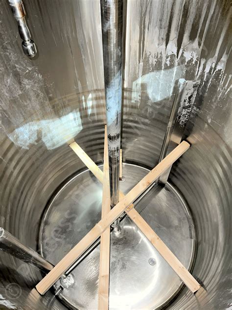 Used Ltr Grade Stainless Steel Jacketed Tank With Top Mounted