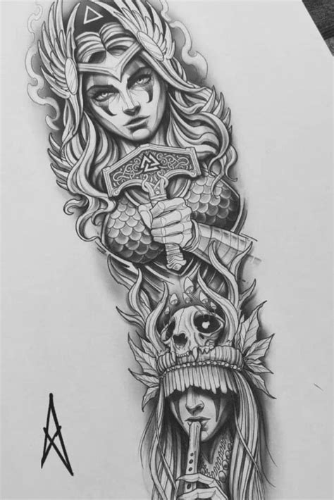Magnificent Valkyrie Tattoos Ideas And Meaning