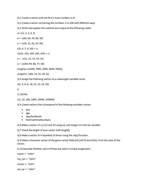 practical 2 r variables and operators pdf