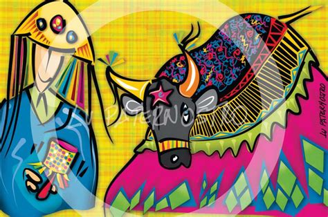 Ilustração Boi Bumbá Manifestações da Cultura Tradicional Brasileira