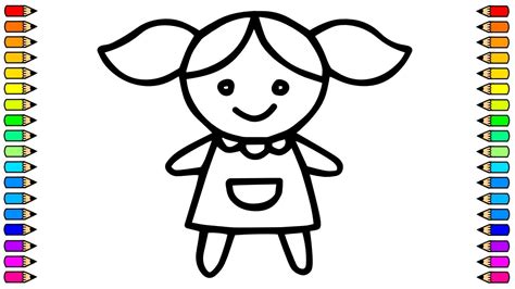 Cómo dibujar una MUÑECA Dibujo de MUÑECA paso a paso Dibujos para