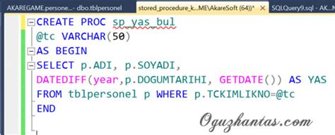 Ki Zaman Aras Fark Bulan Datediff Fonksiyonu Kullan M Sql Server