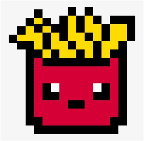 French Fries Pixel Art Mcdonald S PNG Image Transparent PNG Free