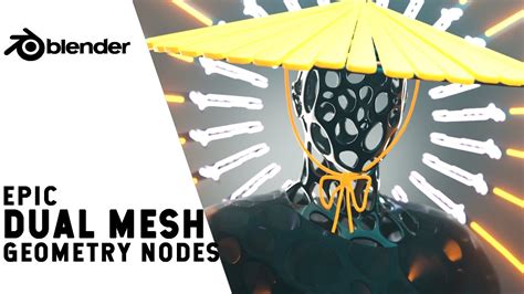 DUAL MESH Sculptures With Geometry Nodes Finished Projects Blender