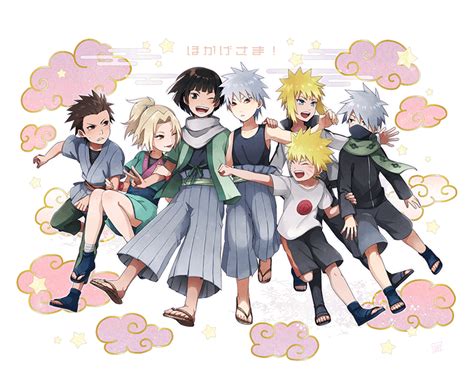 Uzumaki Naruto Tsunade Hatake Kakashi Namikaze Minato Senju