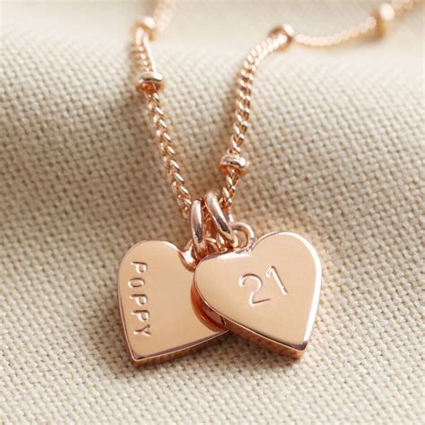 Personalised St Birthday Charm Necklace Lisa Angel