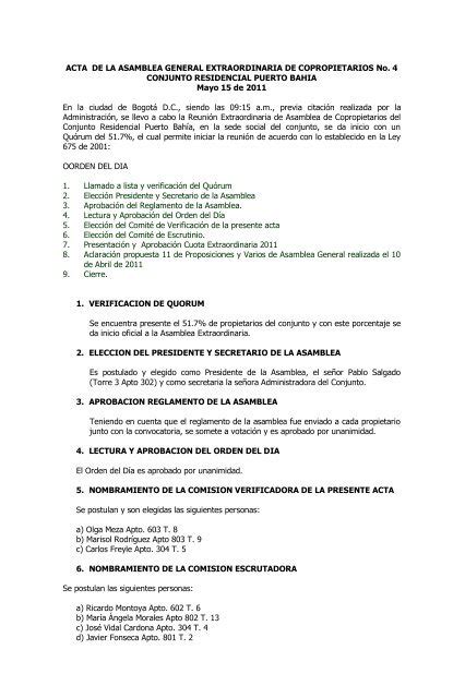 Modelo De Acta De Asamblea General Ordinaria Kulturaupice The Best