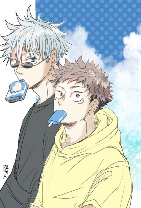 Gojo Satoru Yuji Itadori Jujutsu Kaisen Gallery