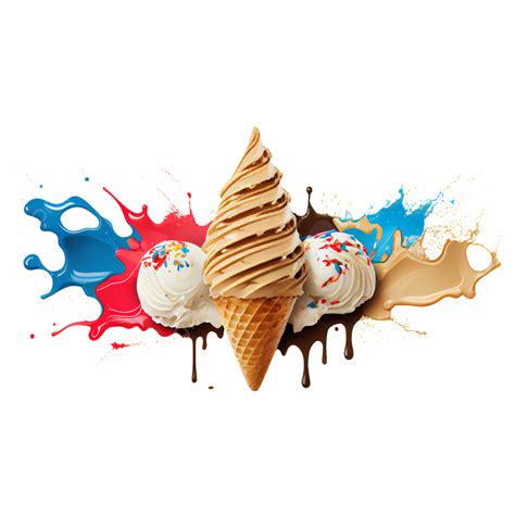 Summer Ice Cream Chocolate Cream Summer Ice Cream Cream PNG