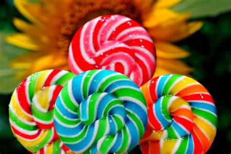 Piruletas de colores rompecabezas en línea