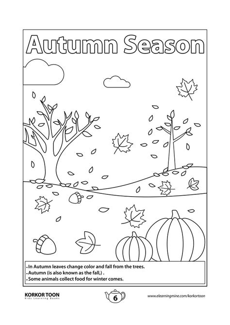 Free Printable Seasons Coloring Pages