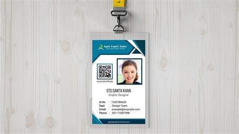 Modern Id Card Design Photoshop Cc Tutorial Youtube