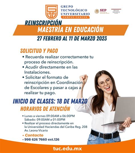 GTU Campus Cancún E LEARNING REINSCRIPCIÓN