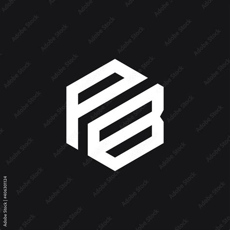 Vecteur Stock Pb Logo Pb Icon Pb Vector Pb Monogram Pb Letter Pb