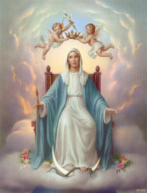 Coronation Of The Blessed Virgin Mary Divine Mother Blessed Mother