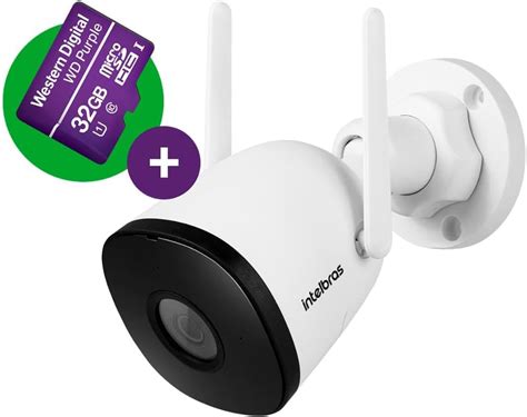 Câmera de Vídeo Wi Fi Full HD iM5 SC cartão MicroSD 32GB Branco