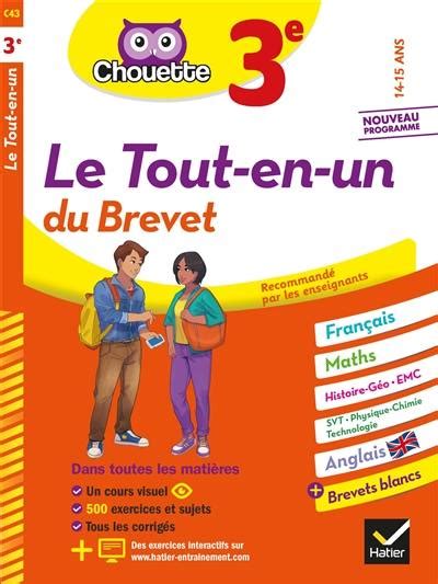 Livre Le Tout En Un Du Brevet 3e 14 15 Ans Hatier