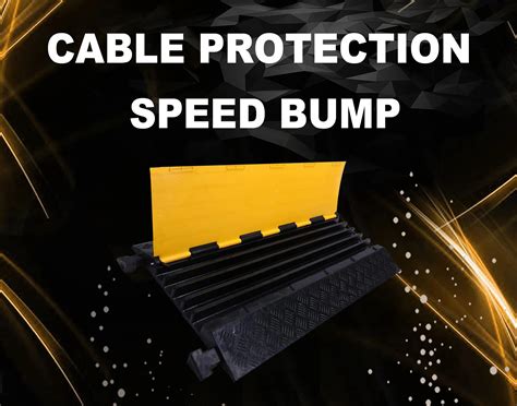 Heavy Duty Ramp Humps Car Ramps Rubber 5 4 3 2 Channel Cable Protector