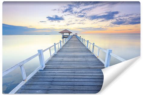 Fototapeta Do Salonu Pomost Nad Morzem Pejzaż Efekt 3D 360cm x 240cm