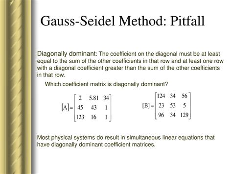 ppt gauss seidel method powerpoint presentation free download id 534433