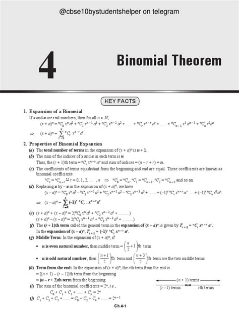 binomial theorem pdf pdf number theory complex analysis