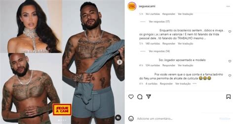 Neymar Detonado Por Cantora Por Foto De Cueca Sem Volume Muito