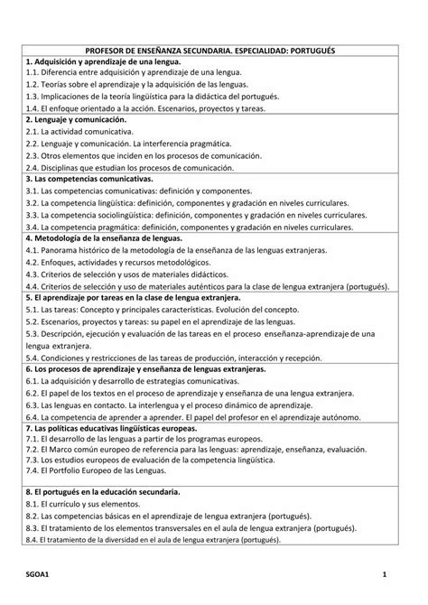 Pdf Profesor De Ense Anza Secundaria Estructura Y Procesos De