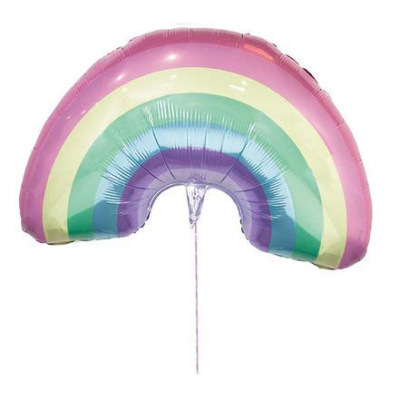 Folieballon Regnbue Pastel Partykungen