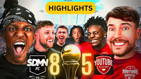 Sidemen Charity Match Highlights All GOALS YouTube