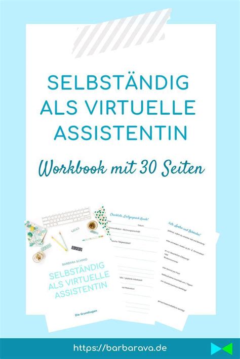 Workbook für den Start in Selbständigkeit als Virtuelle Assistentin