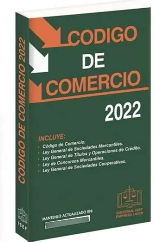 C Digo De Comercio Isef Nuevo Original