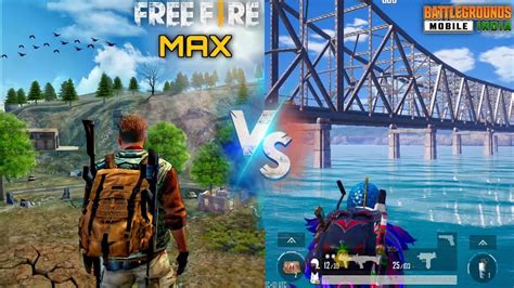 BgMI VS FREE FIRE MAX 2021 PUBG MOBILE VS FREE FIRE MAX COMPARISON