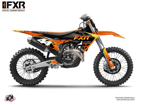 Ktm Dirt Bike Fxr Revo Serie Graphic Kit Orange Kutvek