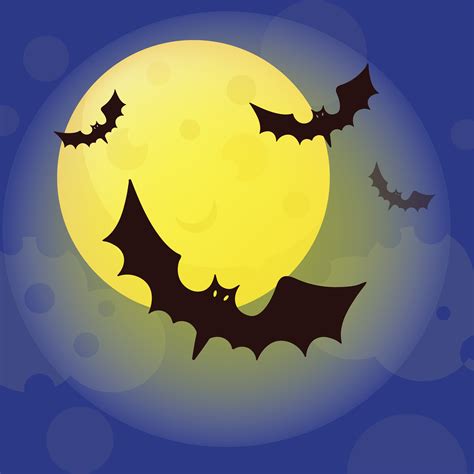 Halloween Bats Flying Vector Art At Vecteezy