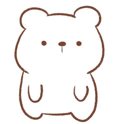 How To Draw A Cute Kawaii Bear Draw Cartoon Style