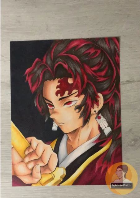 Disegno Originale Yoriichi Tsugikuni Demon Slayer Kimetsu No Yaiba