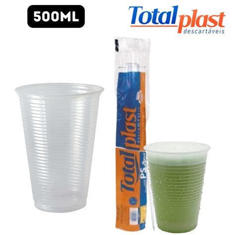 Copo Pl Stico Descart Vel Totalplast Transparente Gua Refrigerante