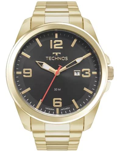 Reloj Technos Gold Performance Original Para Hombre Color De Fondo