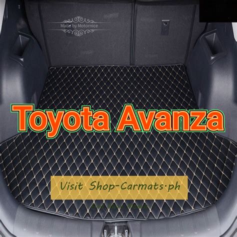 Ready Stock For Toyota Avanza BOOT CARPET PU LEATHER BOOT TRAY CARGO