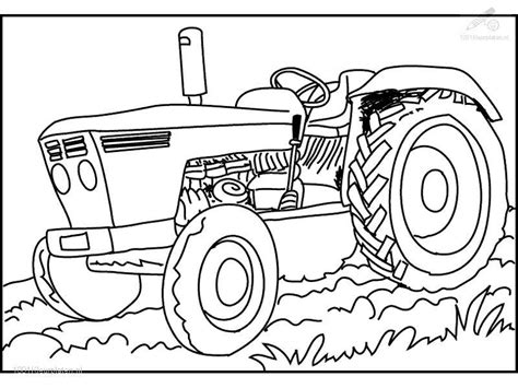 Sélection de dessins de coloriage tracteur à imprimer sur LaGuerche