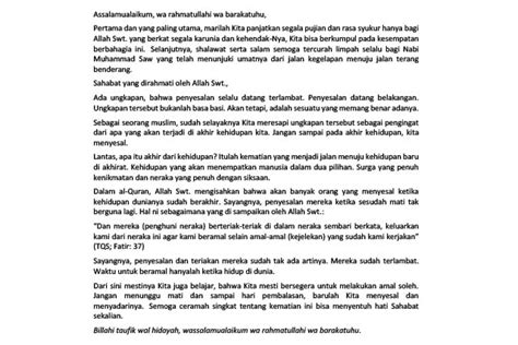 7 Contoh Teks Ceramah Tentang Kematian Yang Singkat Dan Menyentuh Hati