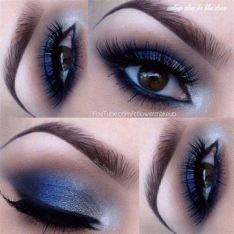 12 Makeup Ideas For Blue Dress Blue Dress Makeup Wedding Makeup Blue