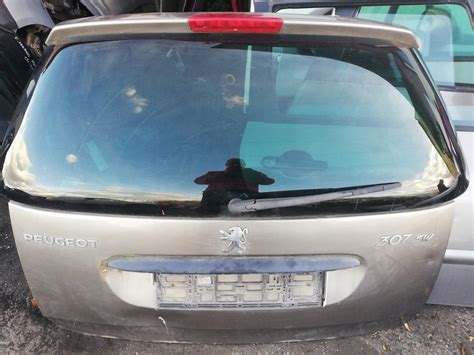 Peugeot 307 SW kombi 02 tylna klapa bagażnika Peugeot 307 SW kombi 02