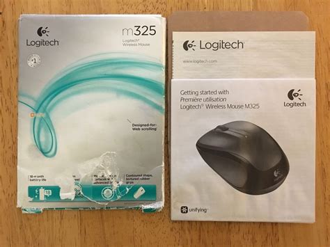 Logitech M325 Wireless Mouse Instruction Manual Packet EBay